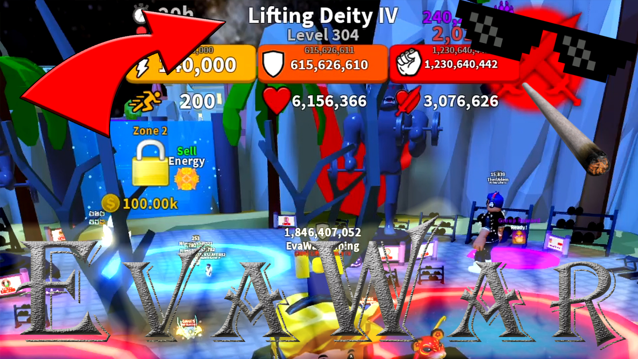 Roblox Lift Legends Simulator Update - BOSSES - Level 300+ Lifting ...