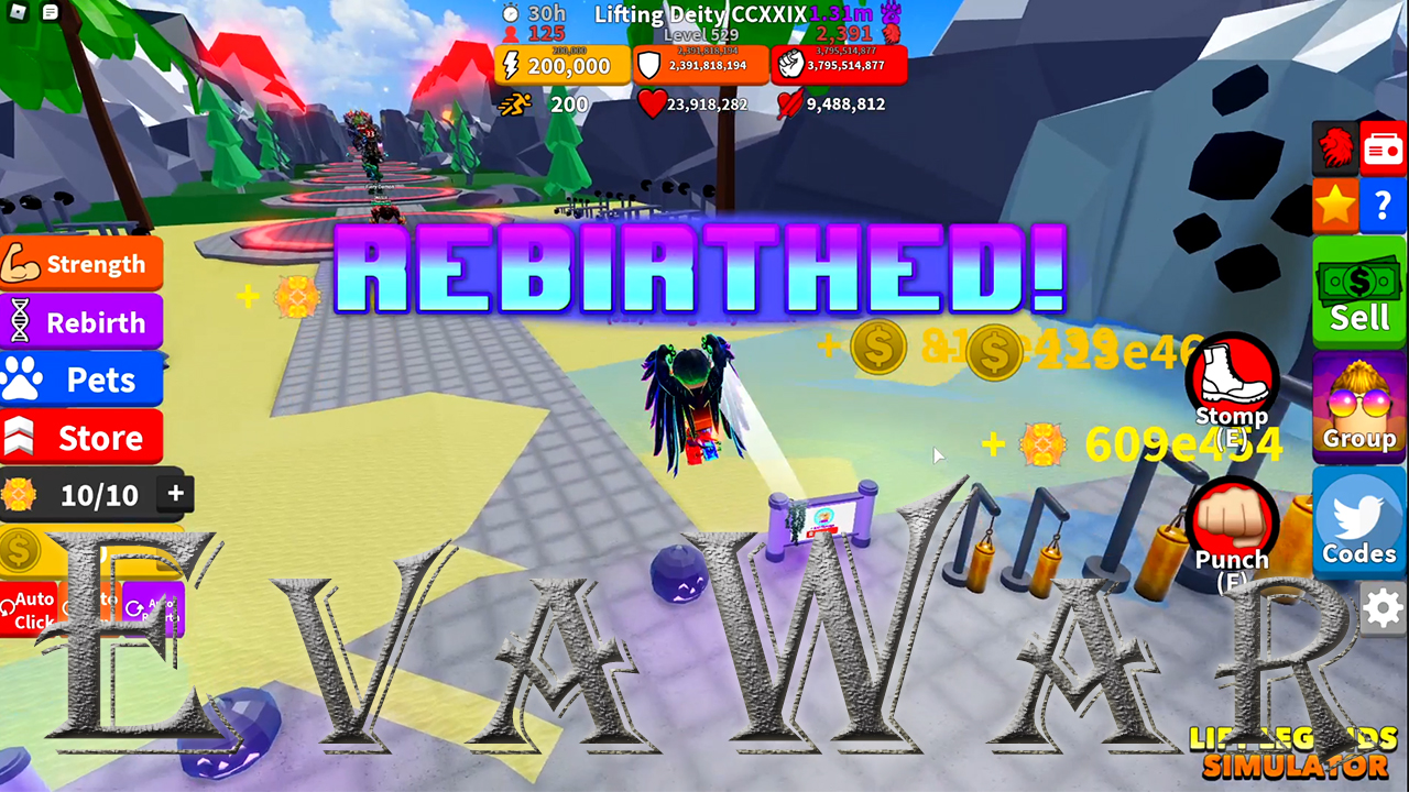 Roblox Lift Legends Simulator Update - BOSSES - Level 520+ Lifting ...